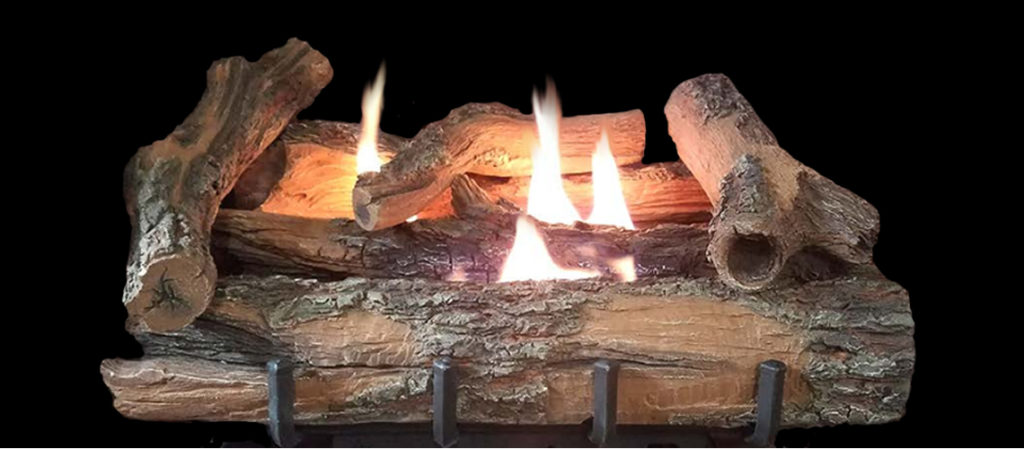 Everwarm Low Country Timber Vent Free Gas Log Set – Dixie Products