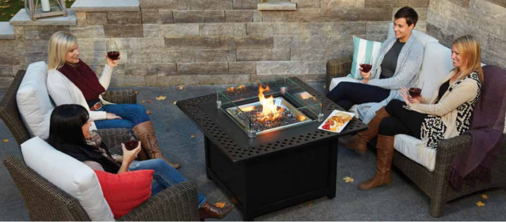 Napoleon Kensington Gas Fire Table – Dixie Products